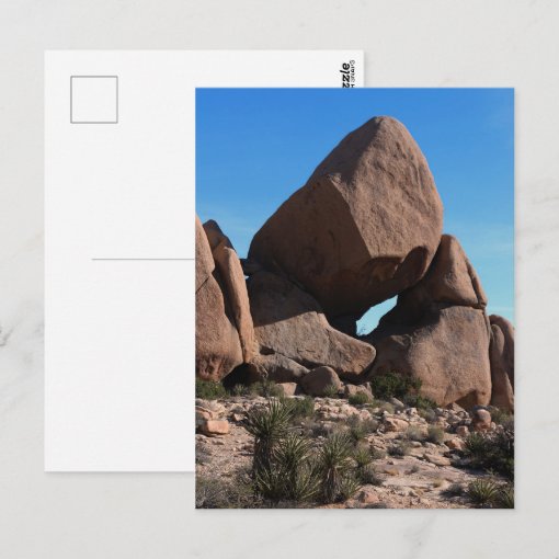 Joshua Tree Rocks Boulders Postcard | Zazzle