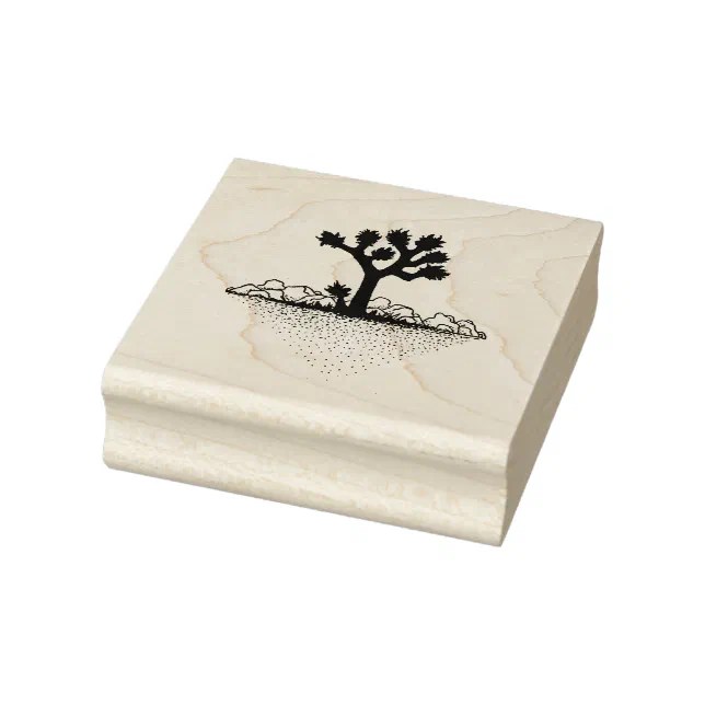 Joshua Tree Rubber Stamp | Zazzle