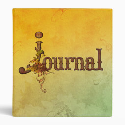 Journal Binder Notebook cover | Zazzle