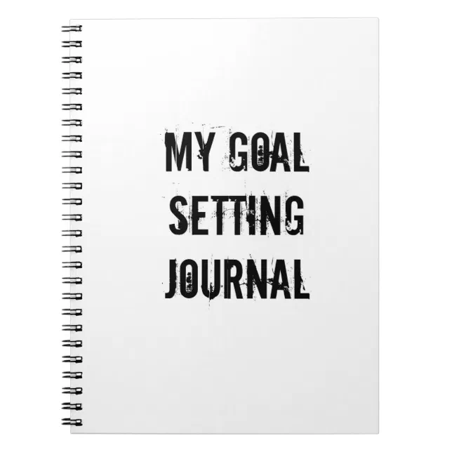 JOURNAL - MY GOALS | Zazzle