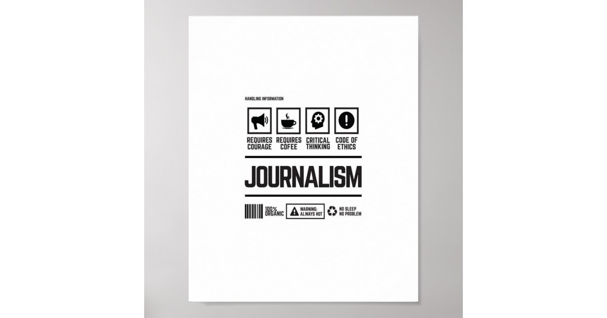 journalism poster | Zazzle