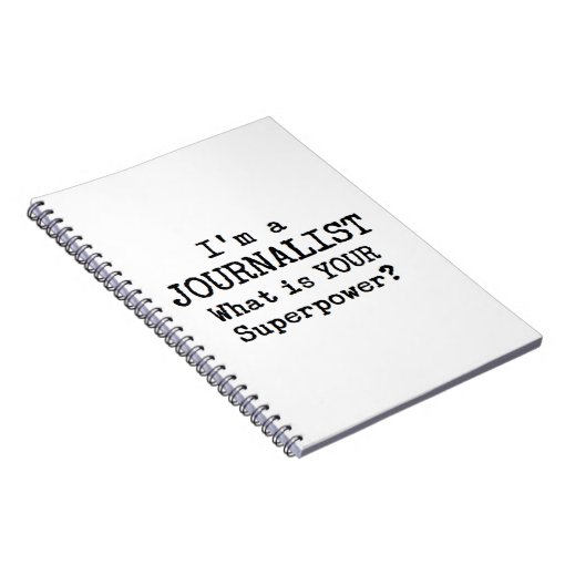 journalist notebook | Zazzle