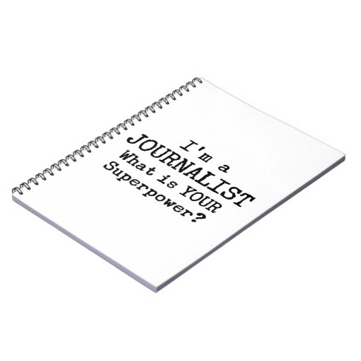 journalist notebook | Zazzle