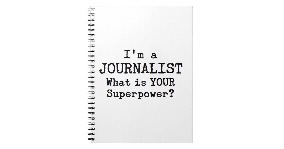 journalist notebook | Zazzle