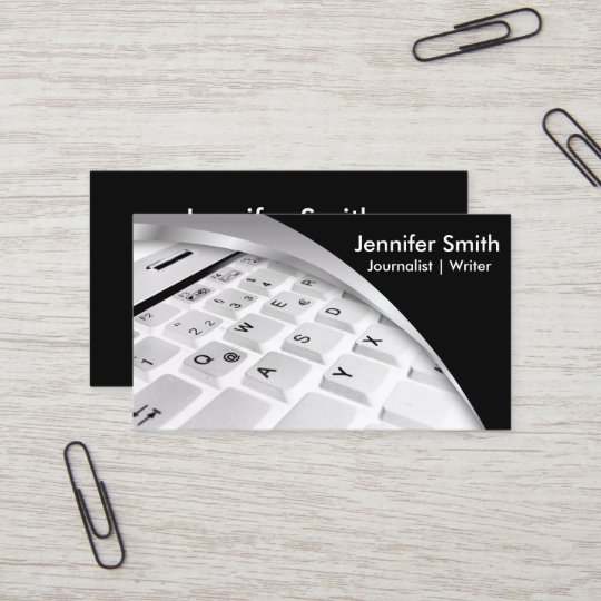 Journalist | Writer | Blogger |Reporter Business Card | Zazzle.com