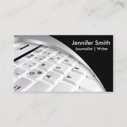 Journalist | Writer | Blogger |Reporter Business Card | Zazzle