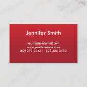 Journalist | Writer | Blogger | Reporter - Red Business Card | Zazzle