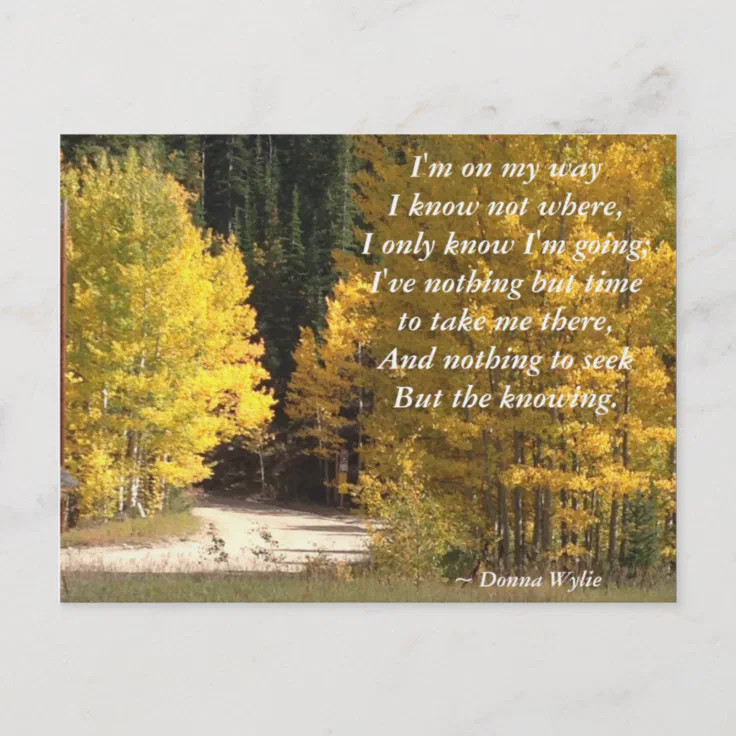 Journey - "I'm On My Way" postcard | Zazzle