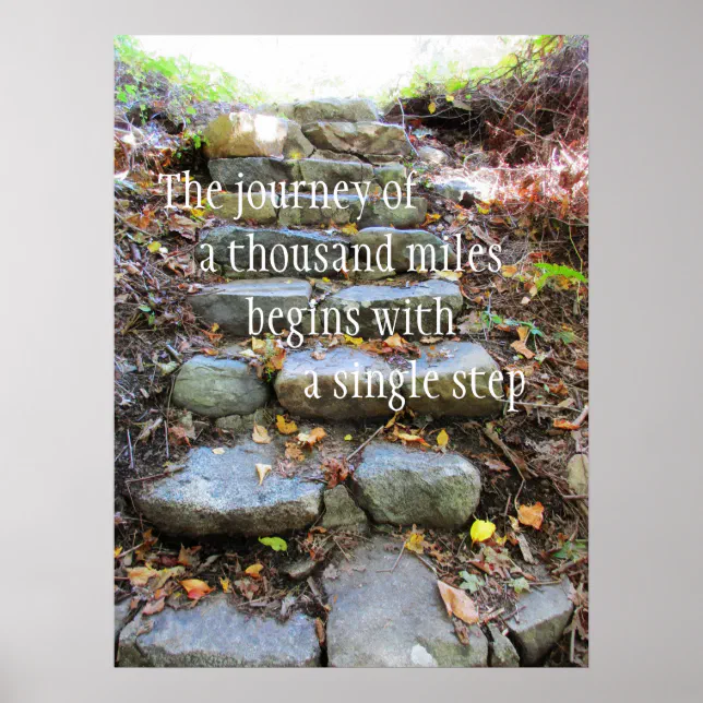 Journey Of A Thousand Miles Poster | Zazzle