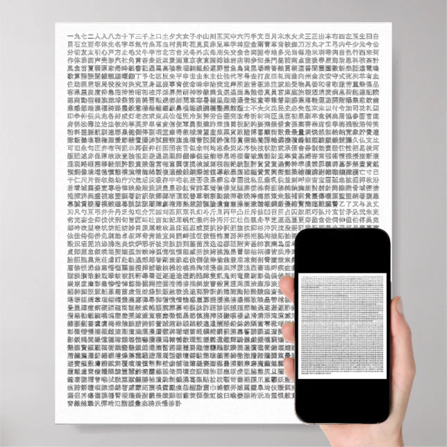 Jouyou Kanji Poster | Zazzle
