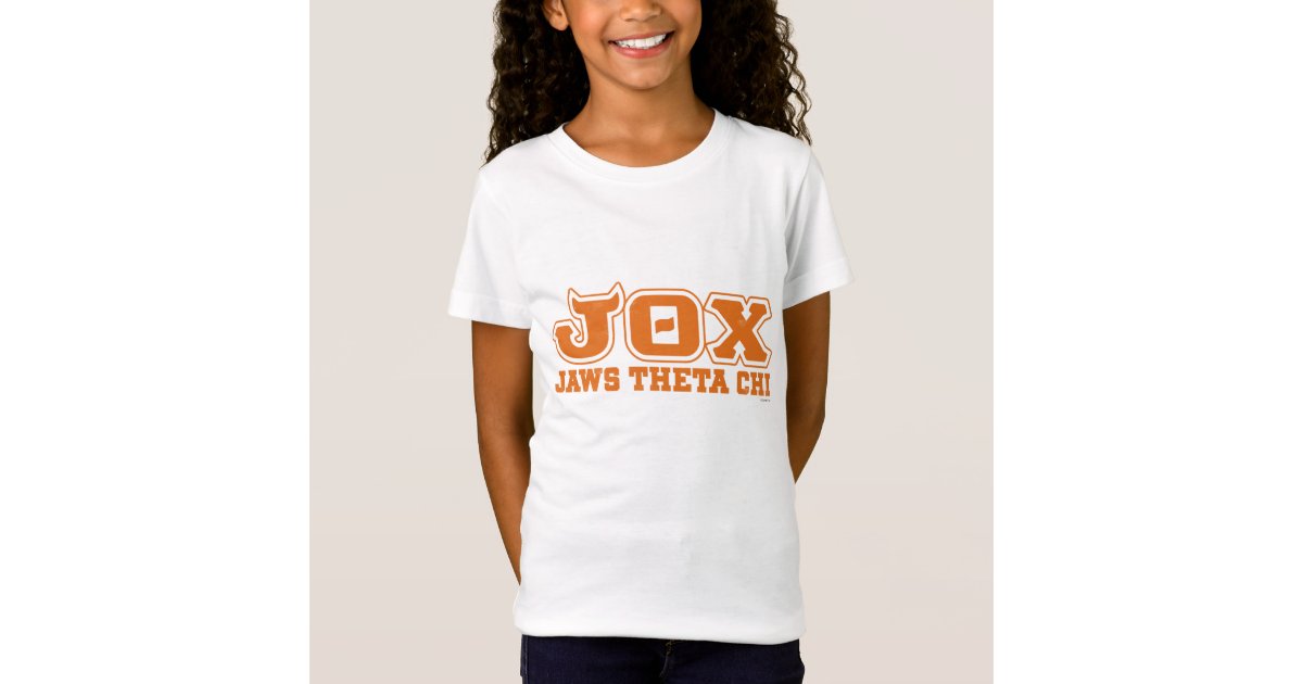 JOX - JAWS THETA CHI - Logo T-Shirt | Zazzle