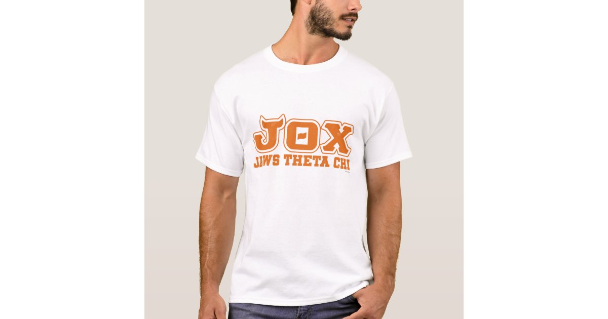 JOX - JAWS THETA CHI - Logo T-Shirt | Zazzle