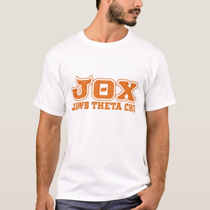 JOX - JAWS THETA CHI - Logo T-Shirt | Zazzle.com