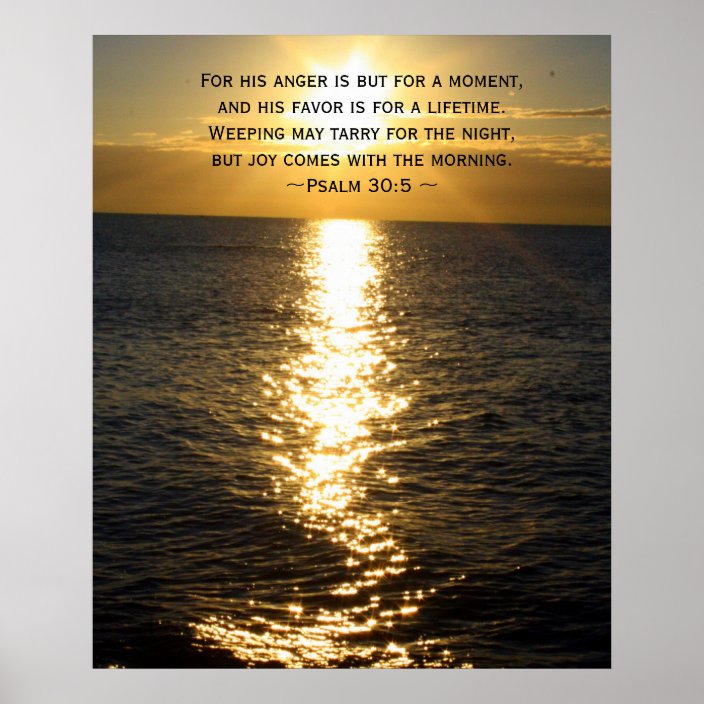 Joy Bible Verse Christian Sunrise quote Poster | Zazzle.com