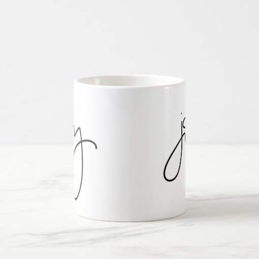 Joy Calligraphy Mug | Zazzle