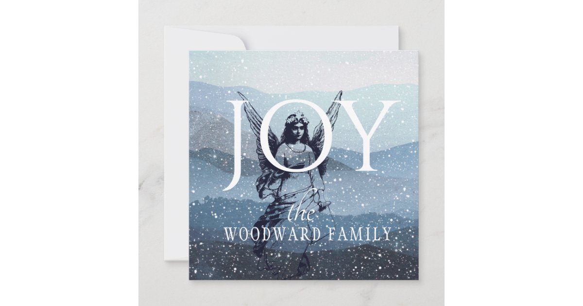 Joy Christmas Card | Zazzle