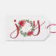 JOY Christmas Wreath Gift Tags | Zazzle