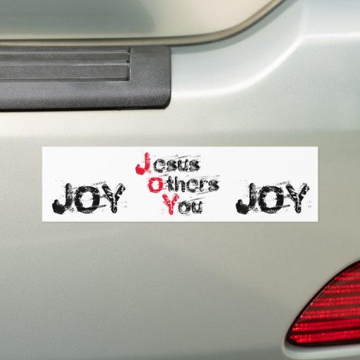JOY Jesus Others You Customize it Bumper Sticker | Zazzle