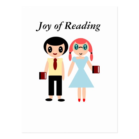 Joy of Reading Postcard | Zazzle.com