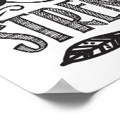 Joy of the Lord Calligraphy Art Poster | Zazzle