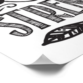 Joy of the Lord Calligraphy Art Poster | Zazzle