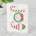 Joy Personalized Christmas Wooden Box Sign | Zazzle