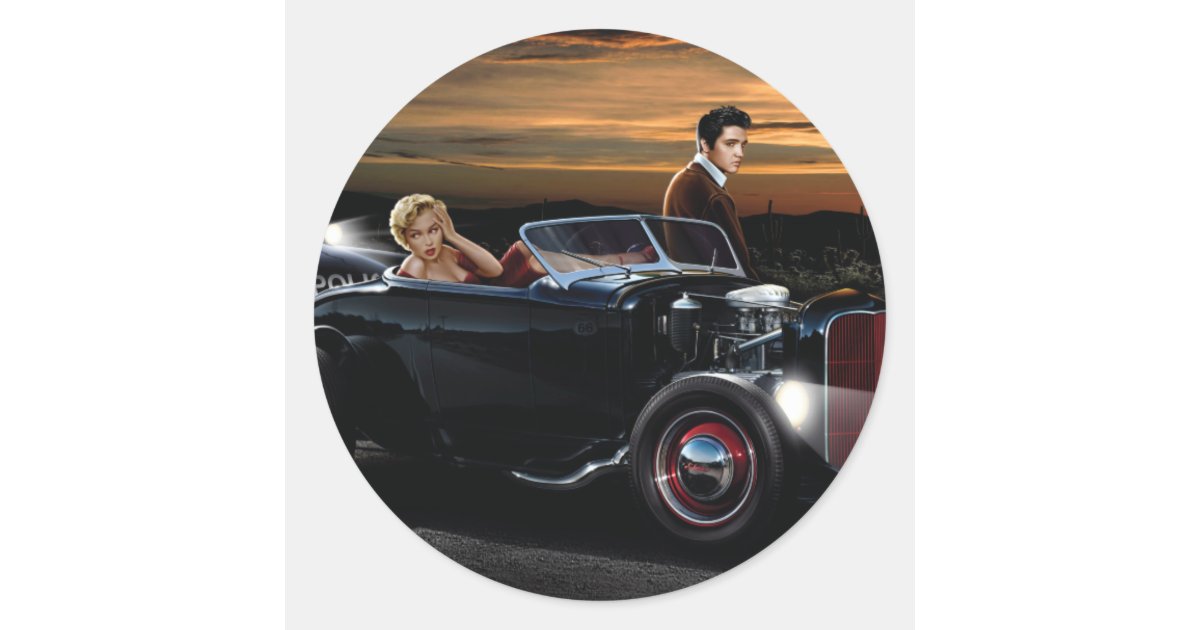 Joy Ride Classic Round Sticker | Zazzle