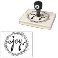 JOY | rubber stamp | Zazzle