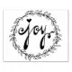 JOY | rubber stamp | Zazzle