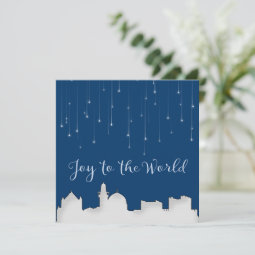 Joy to the World Jerusalem Invitation | Zazzle