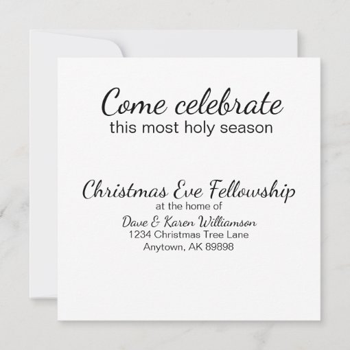 Joy to the World Jerusalem Invitation | Zazzle