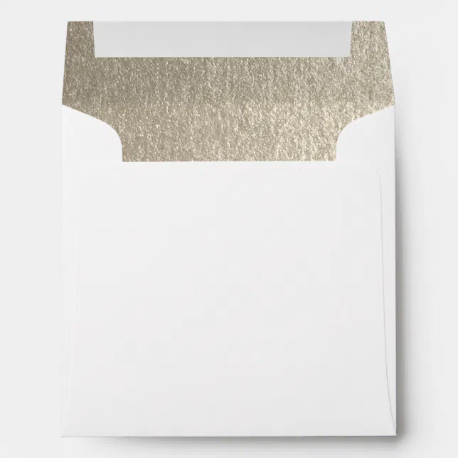 Joy to the World. Silver Foil Christmas Envelopes | Zazzle