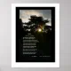 Joyce Kilmer poem "Trees" poster with trees photo | Zazzle