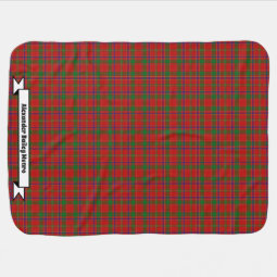Joyful Baby Clan Munro Tartan Plaid Baby Blanket | Zazzle