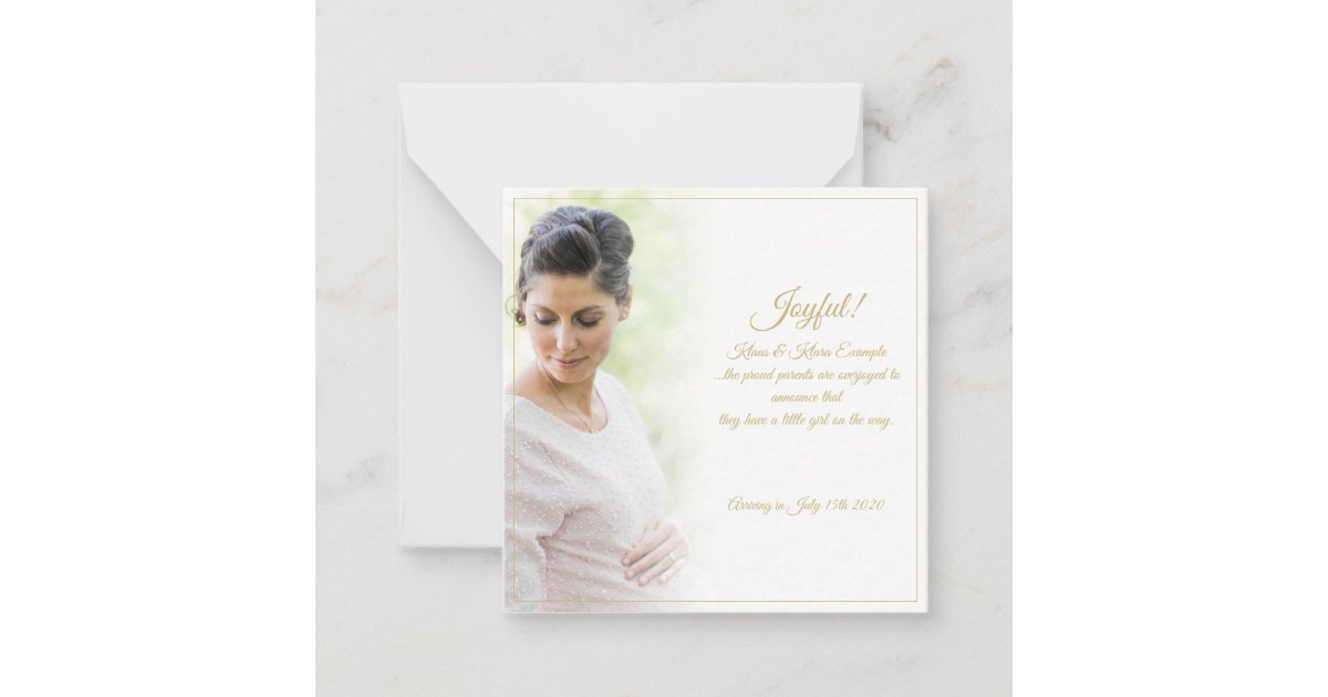 Joyful! - Big Expectations Note Card | Zazzle