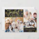 Joyful Gold Frame Chalkboard 2 PHOTO Greeting Card | Zazzle