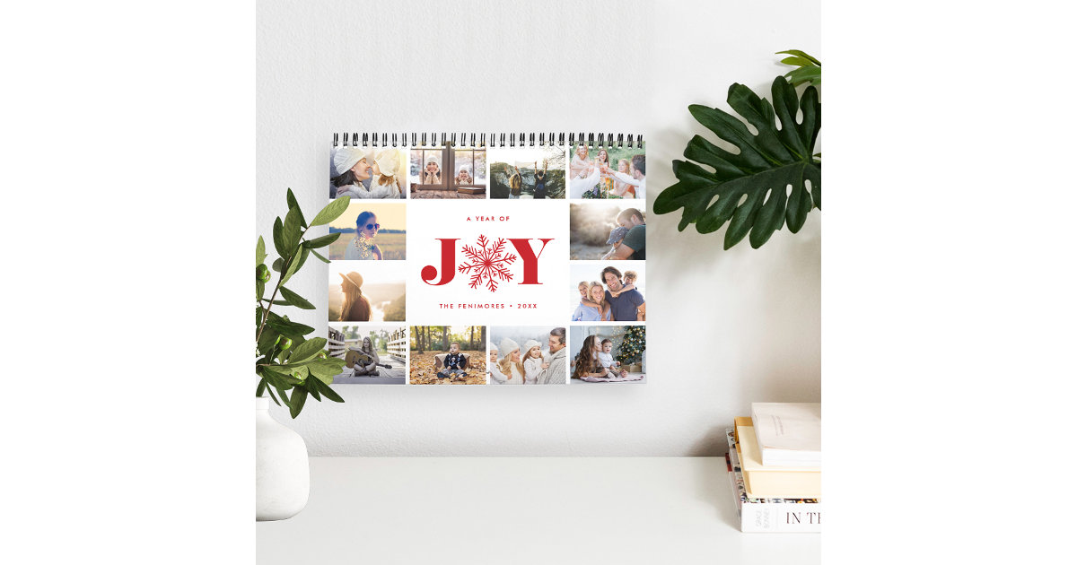 Joyful Year | Photo Calendar | Zazzle