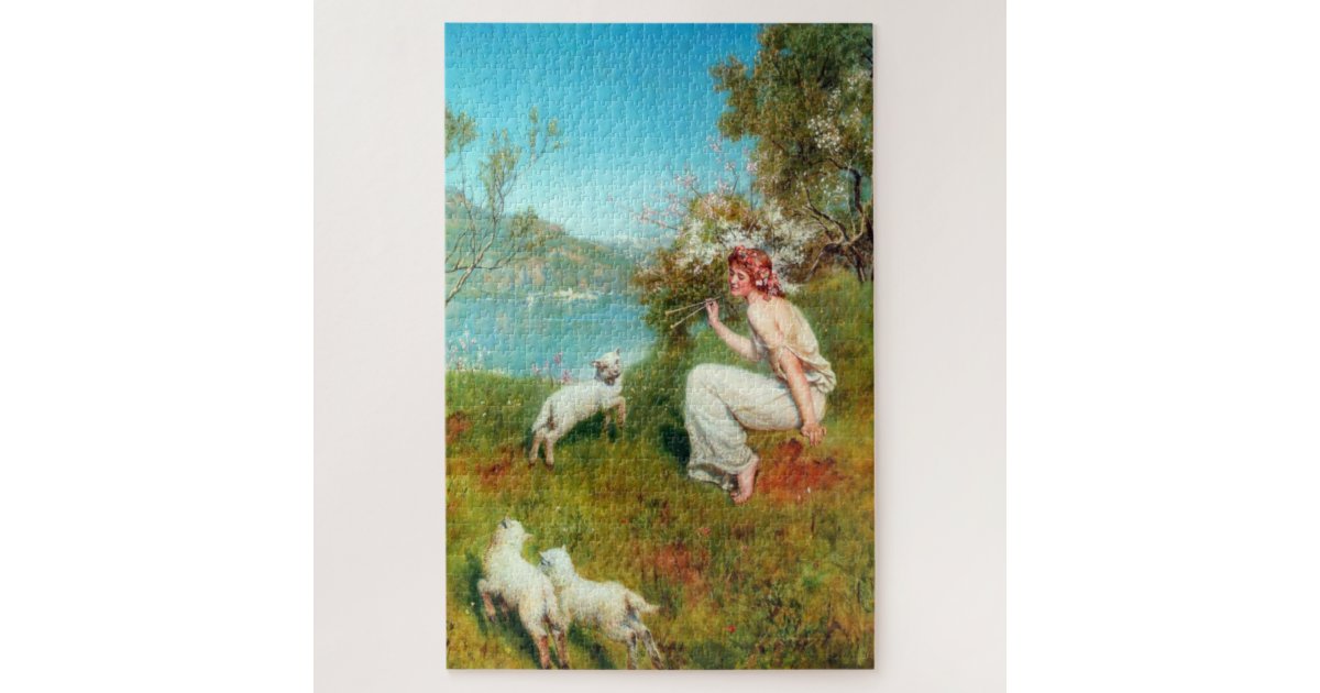 Joys of Spring (by John Collier) Jigsaw Puzzle | Zazzle