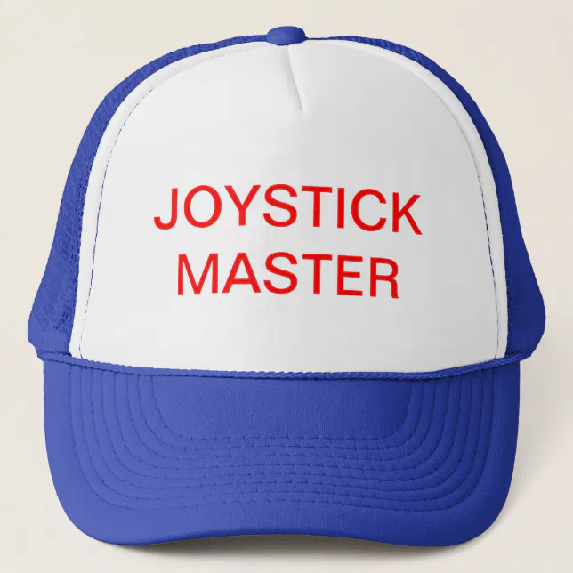 JOYSTICK MASTER TRUCKER HAT | Zazzle