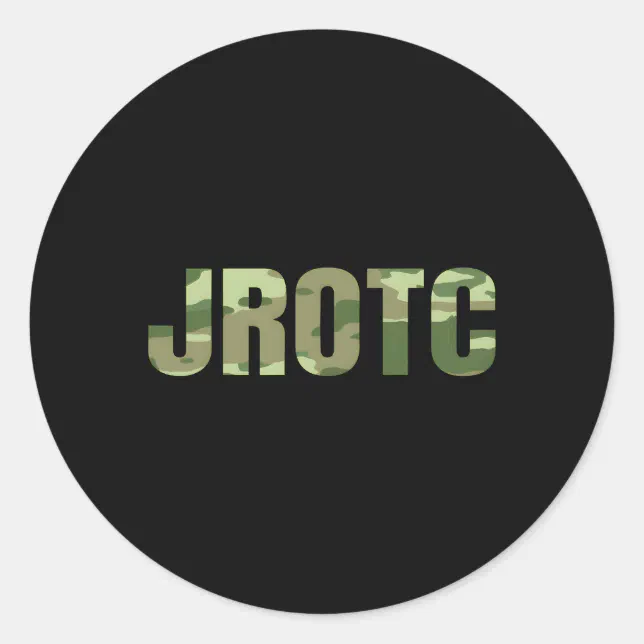 Jrotc Cadet United States Junior Rotc Classic Round Sticker | Zazzle