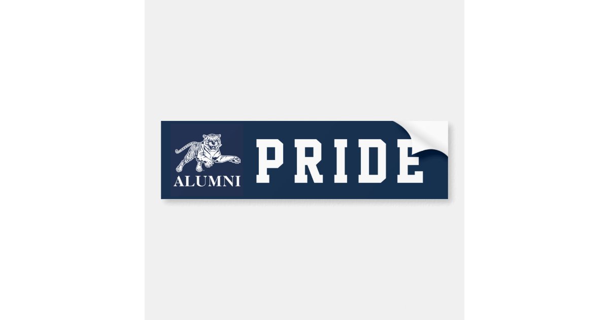 JSU Alumni Bumper Sticker | Zazzle