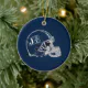 JSU Helmet Distressed Ceramic Ornament | Zazzle