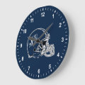 JSU Helmet Distressed Large Clock | Zazzle