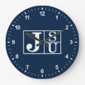 JSU LARGE CLOCK | Zazzle