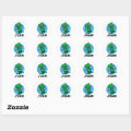 Juan Funny Mexican Number One Pun Classic Round Sticker | Zazzle