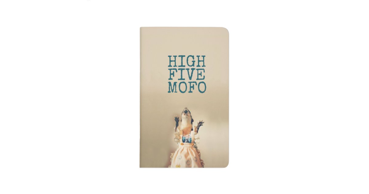 Juanita Weasel pocket journal | Zazzle