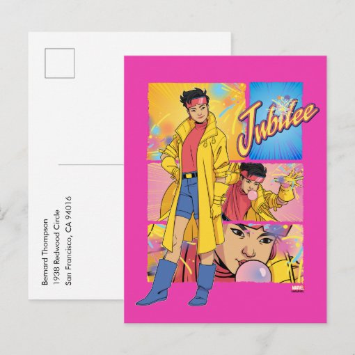 Jubilee Character Panel Graphic Postcard | Zazzle