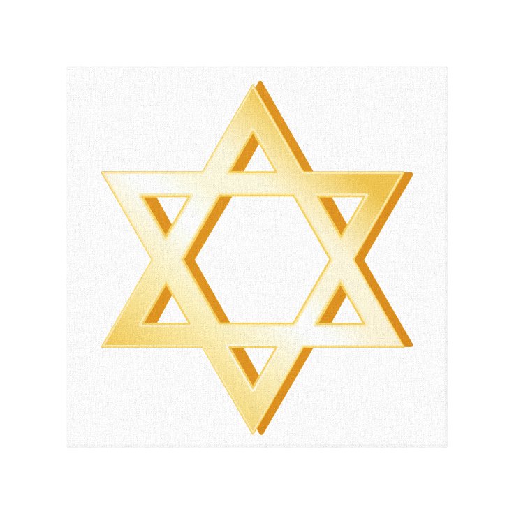 Judaism Symbol Canvas Art | Zazzle