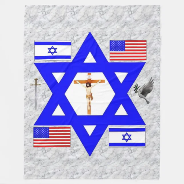 JUDEO-CHRISTIAN Fleece Blanket | Zazzle
