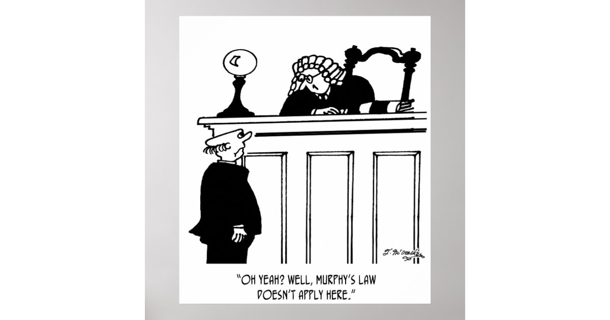 Judge Cartoon 4588 Poster | Zazzle